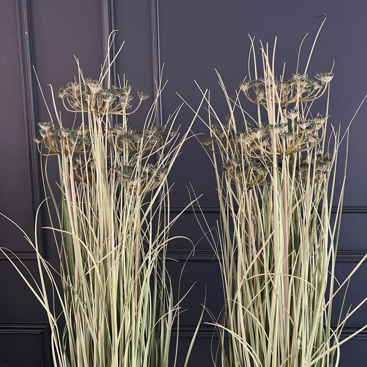 Potted Grass with 5 Reeds – Sandrock House