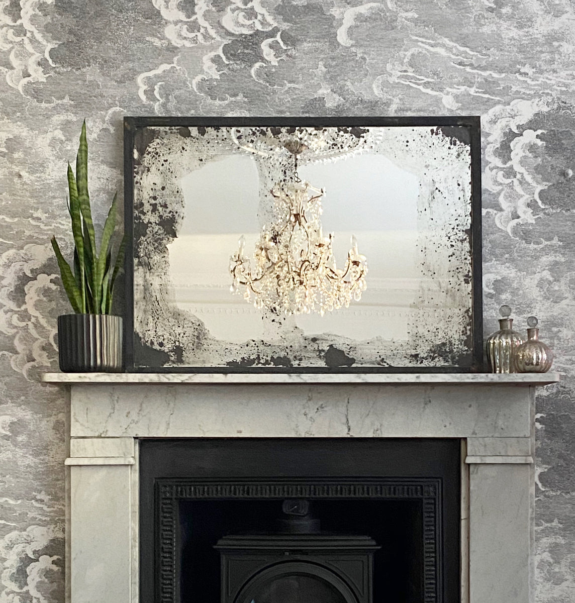 Industrial Distressed Mirror – Sandrock House